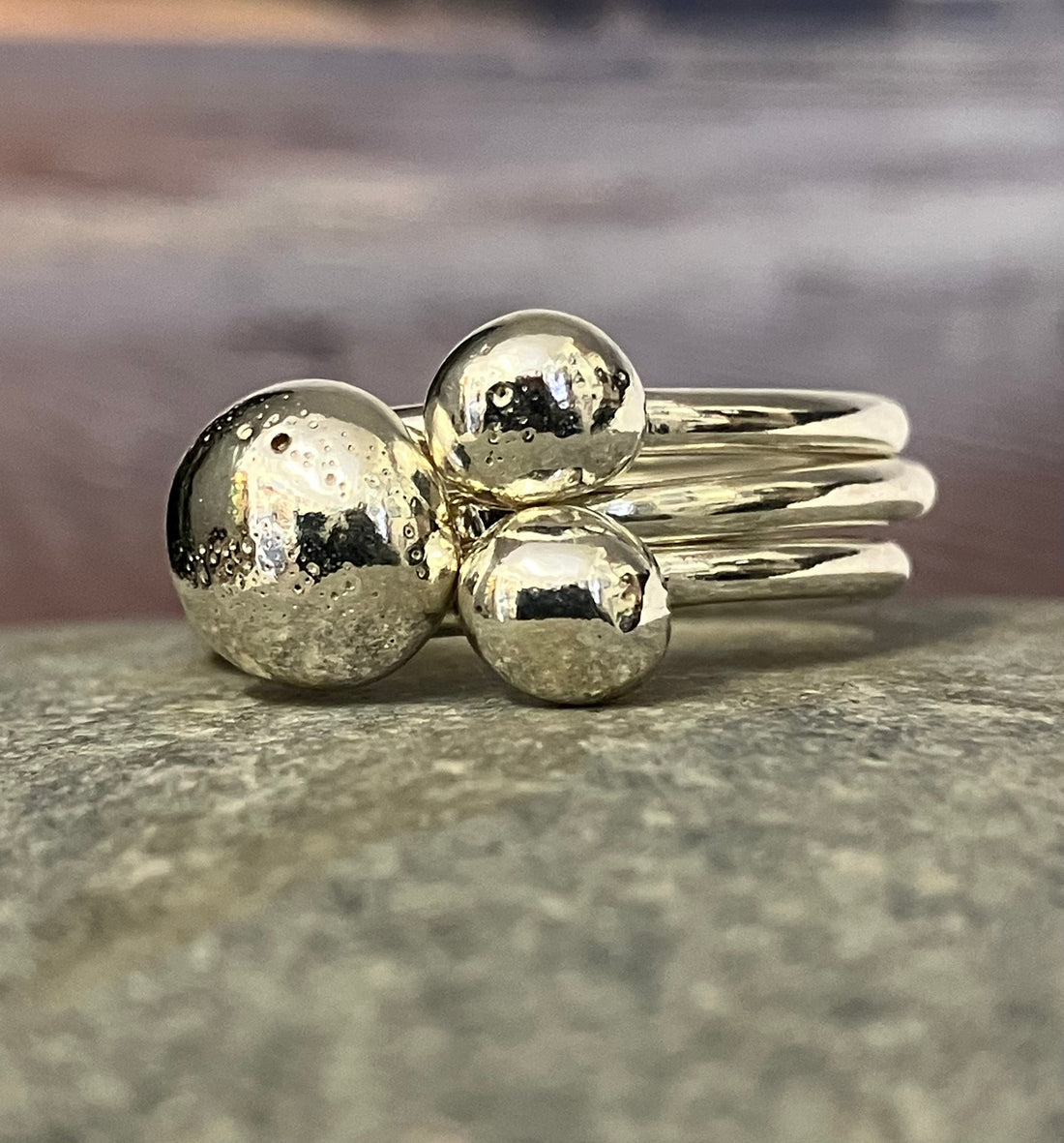 Pebble stacker ring – Pa-pajewellery